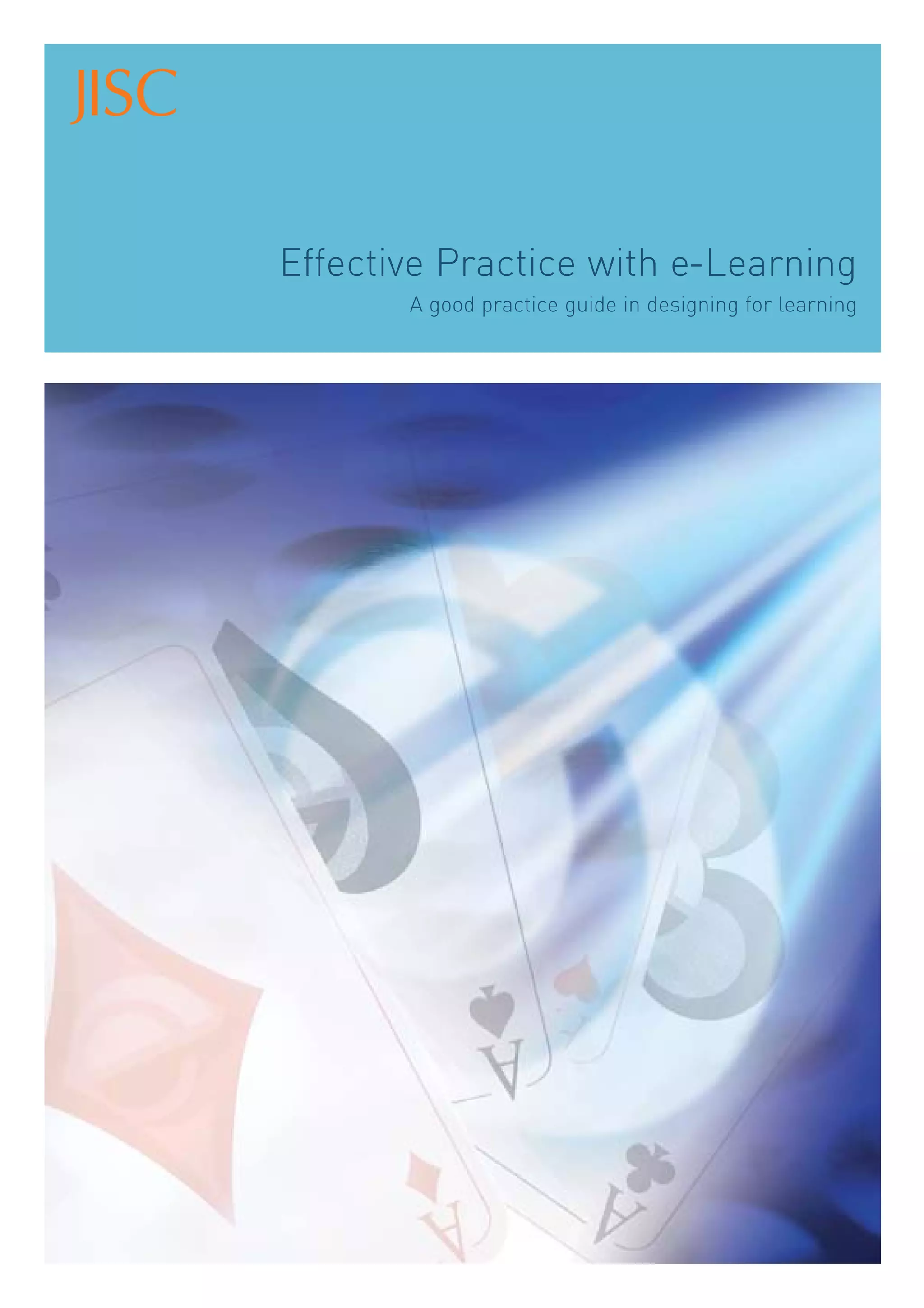 Effective e-learning practice JISC | PDF