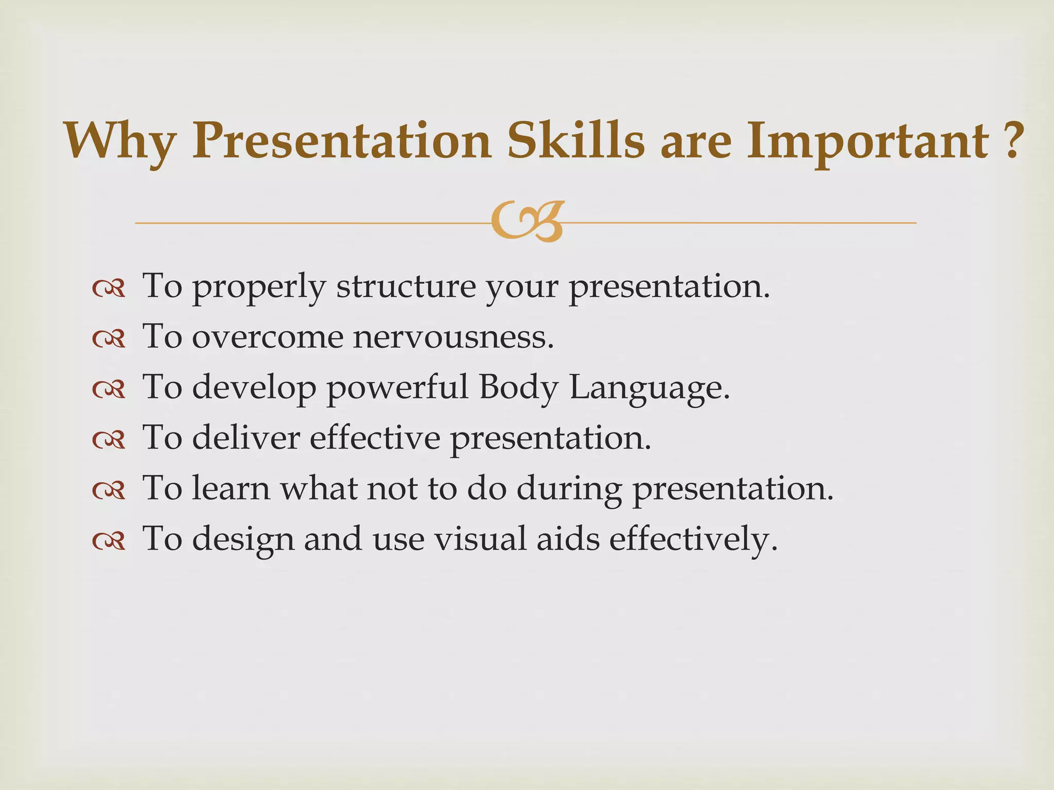 Effective presentation | PPTX