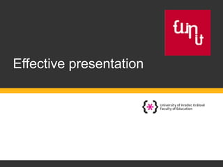 Effective presentation | PPT