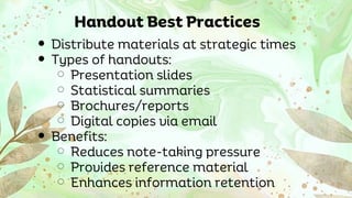 Effective Presentation Organization A G. | PPT