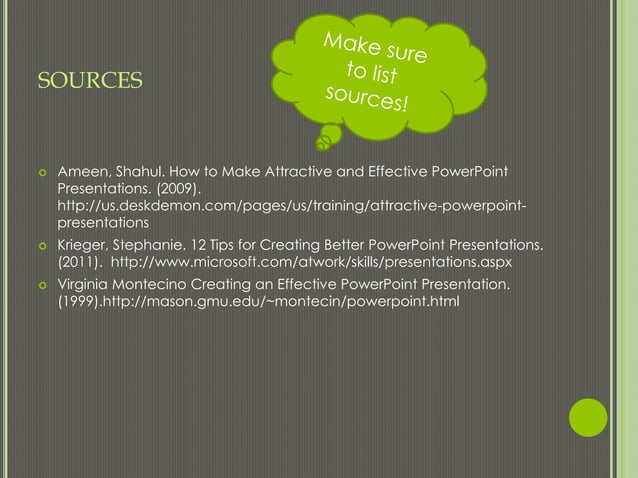 Effective presentations | PPTX
