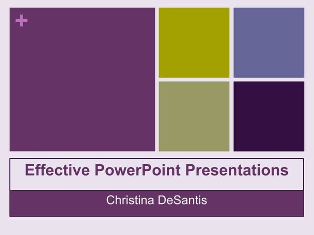 Effective PowerPoint Presentations | PPTX | Desktop Publishing | Computer Software and Applications