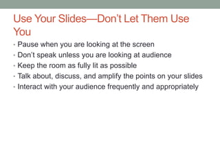 Effective presentations | PPT