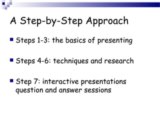 Effective presentations in english | PPT