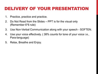 Effective presentation skill | PPTX