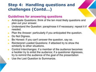 Effective presentation skills | PPT