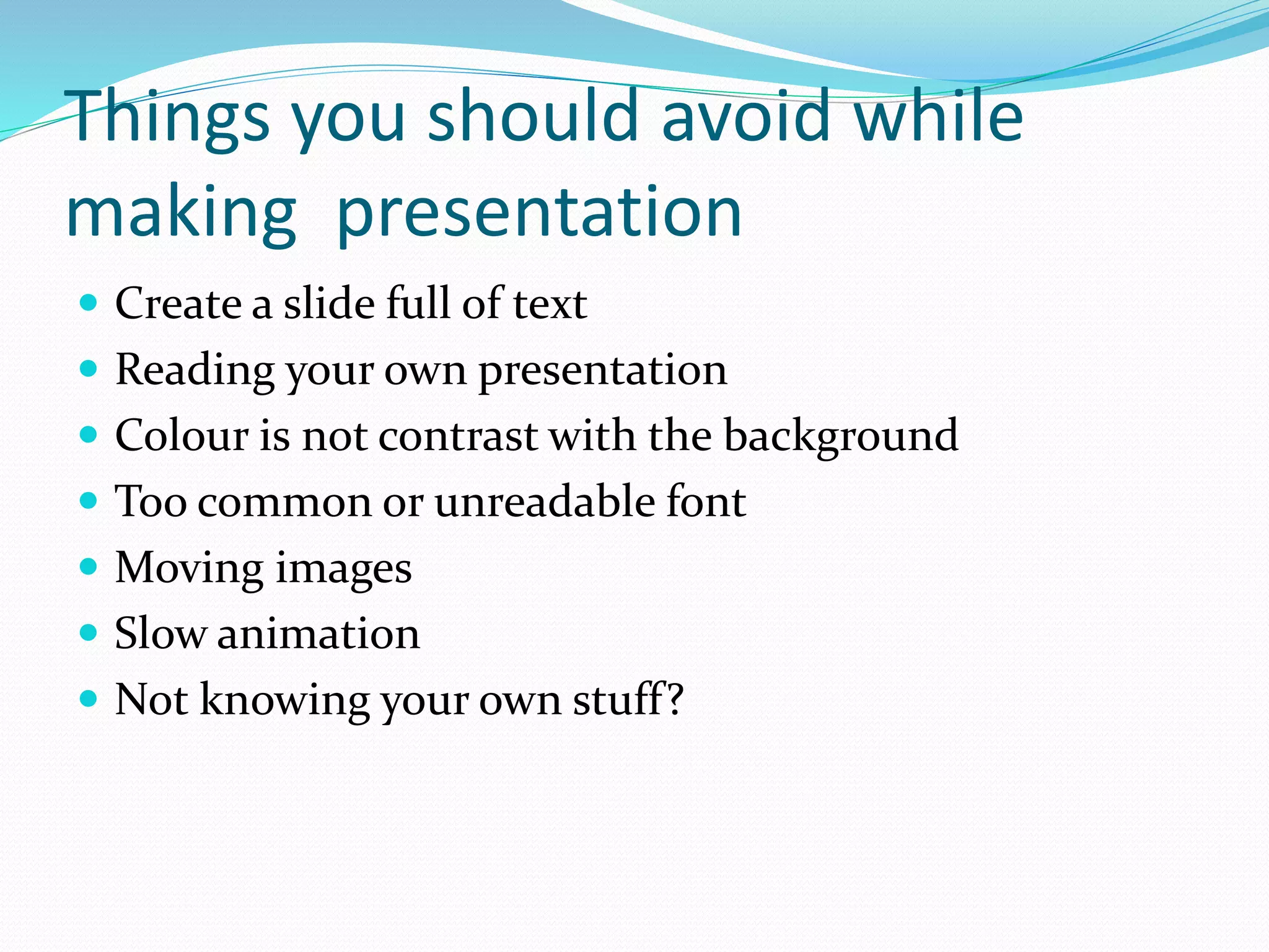 Effective presentation skills | PPT