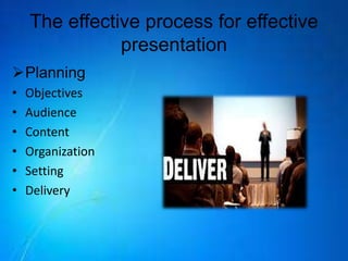Effective presentation skills | PPT
