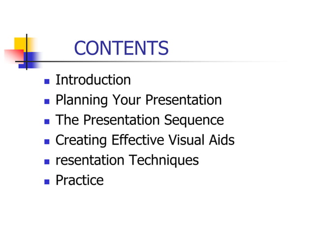 Effective presentation skills | PPT