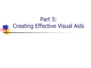 Effective presentation skills | PPT