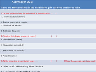 Effective presentation skills | PPT