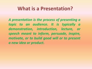 Effective presentation skills | PPT