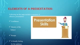 Effective Presentation Skills | PPT