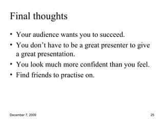 Effective Presentation Skills Slides | PPT
