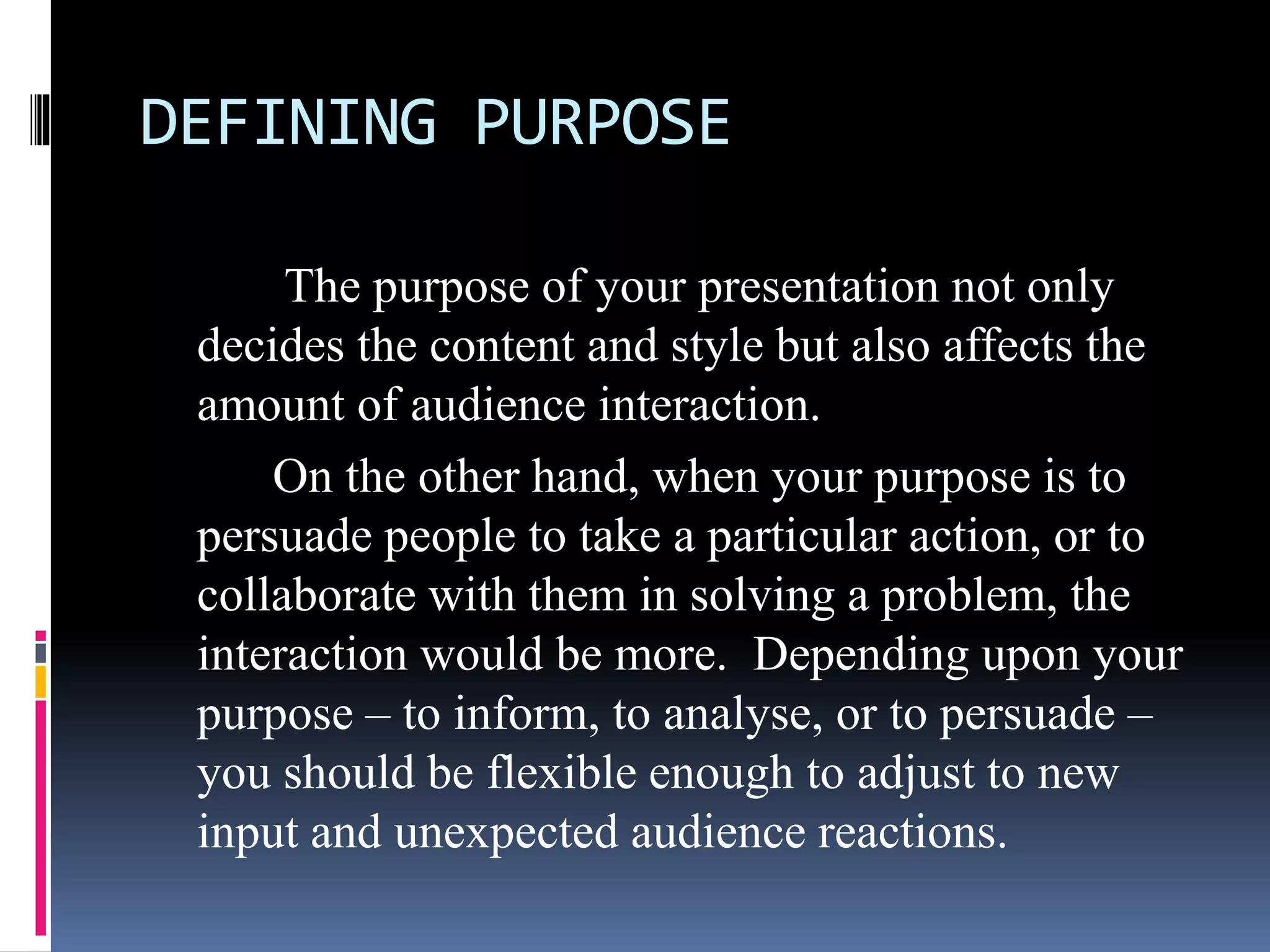 Effective presentation strategies | PPT