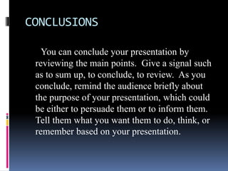 Effective presentation strategies | PPT