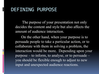 Effective presentation strategies | PPT