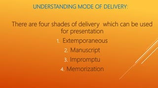 Effective presentation strategies | PPT