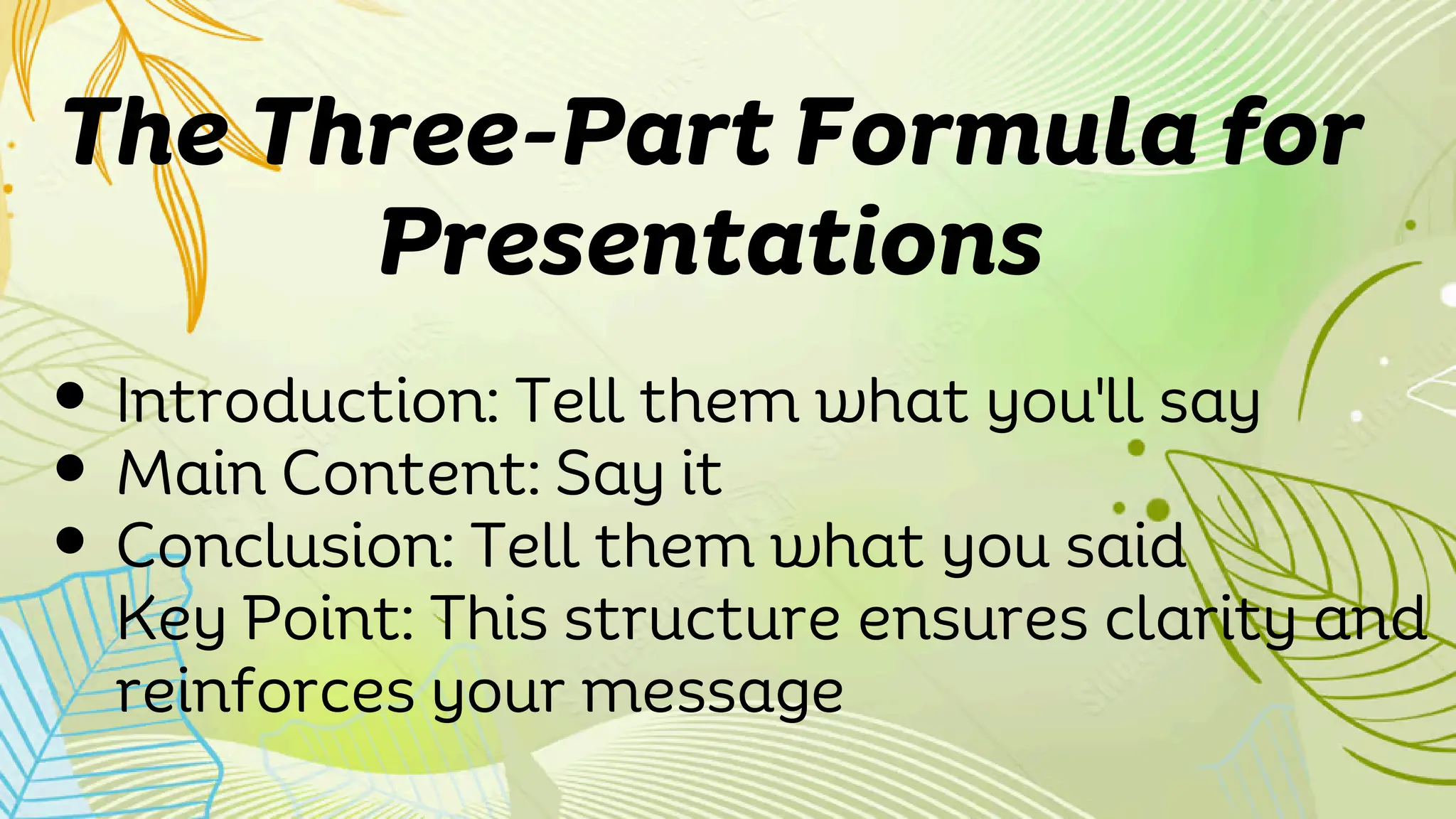 Effective Presentation Structure A Guide | PPT