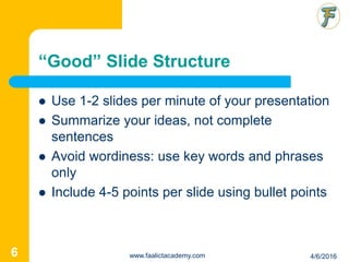Effective Presentation Using PowerPoint | PPT