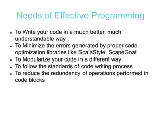 Effective Programming In Scala | PPTX | Programming Languages | Computing