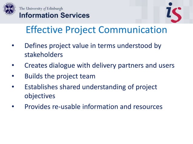 Effective Project Communication | PPTX | Email | Internet