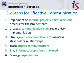 Effective Project Communication | PPTX