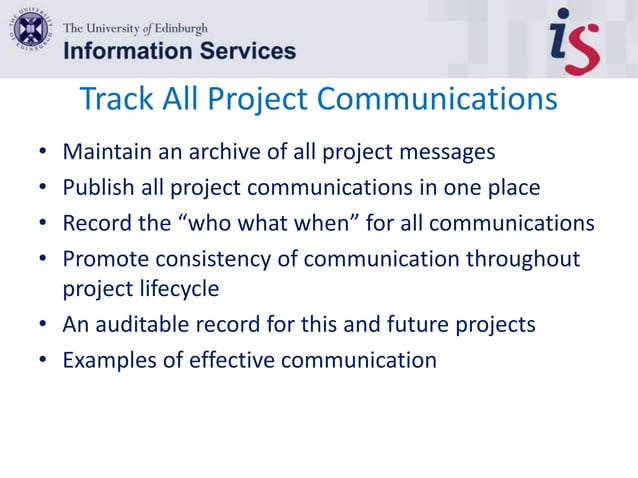 Effective Project Communication | PPTX | Email | Internet