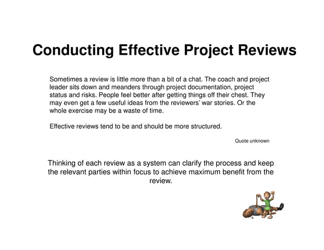 Effective Project Review | PDF