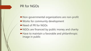 Effective public relations and media strategy | PPT