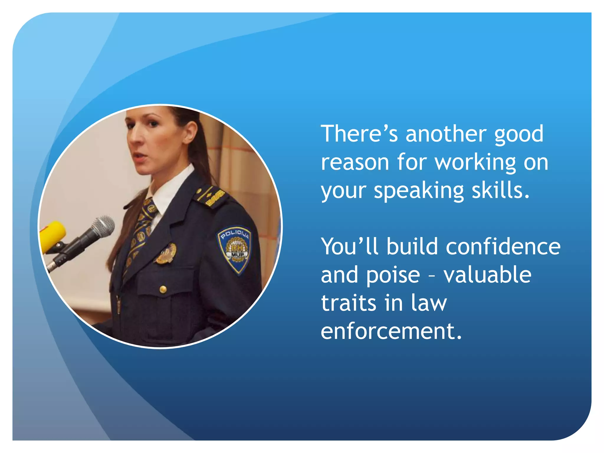 Effective Public Speaking for Police Officers | PPTX