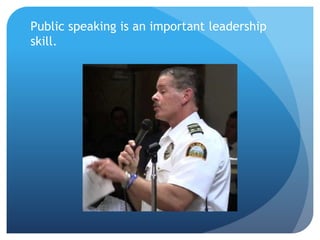 Effective Public Speaking for Police Officers | PPTX