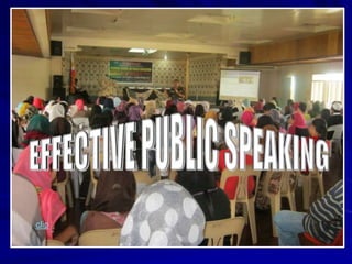 Effective public speaking presentation edited | PPT