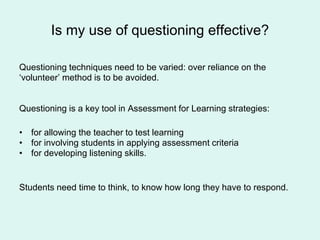 Effective Questioning - July 2019 | PPTX