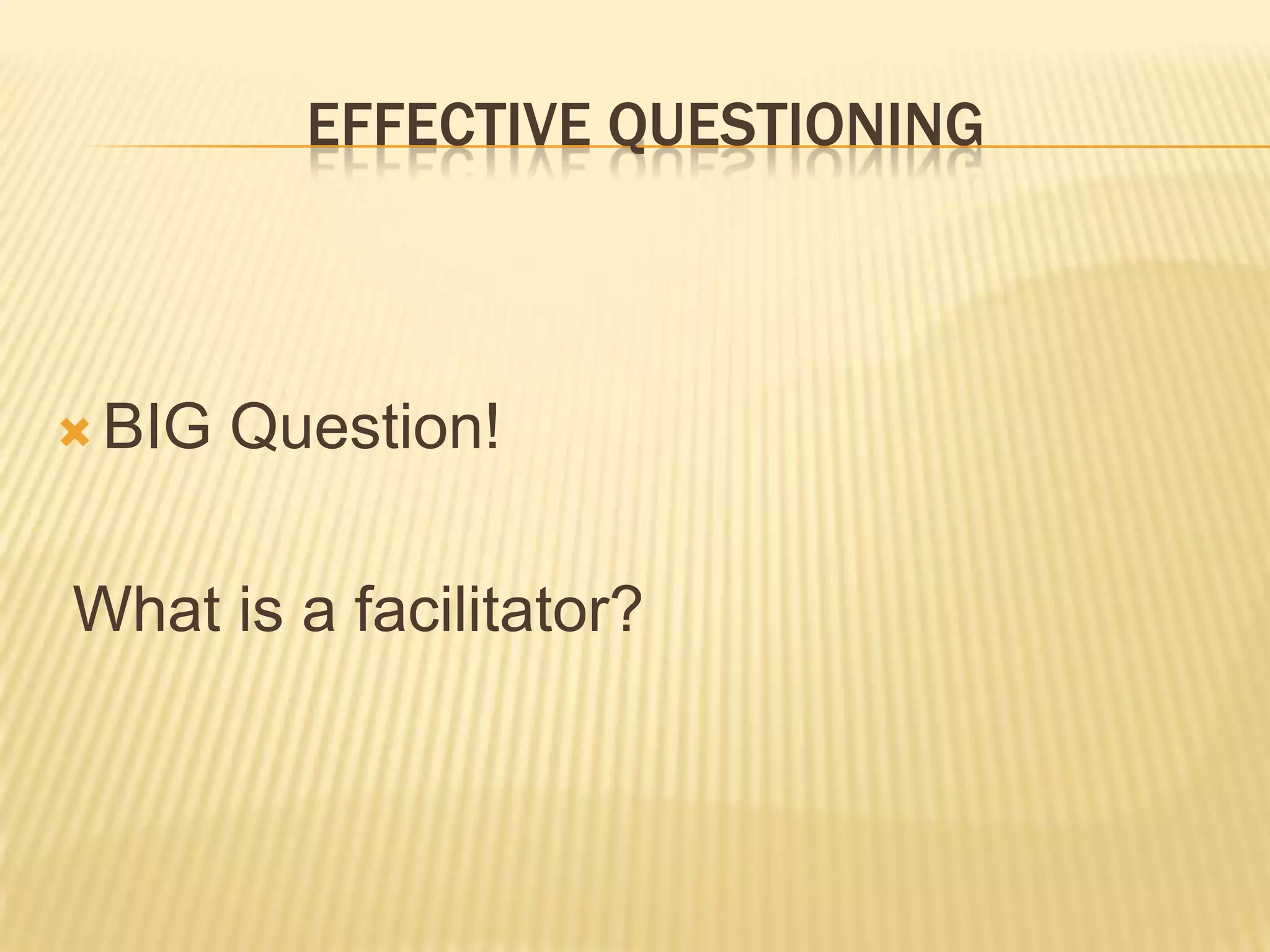 Effective questioning | PPT