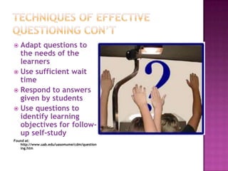 Effective questioning | PPTX