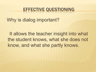 Effective questioning | PPTX