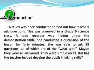 Effective questioning | PPT