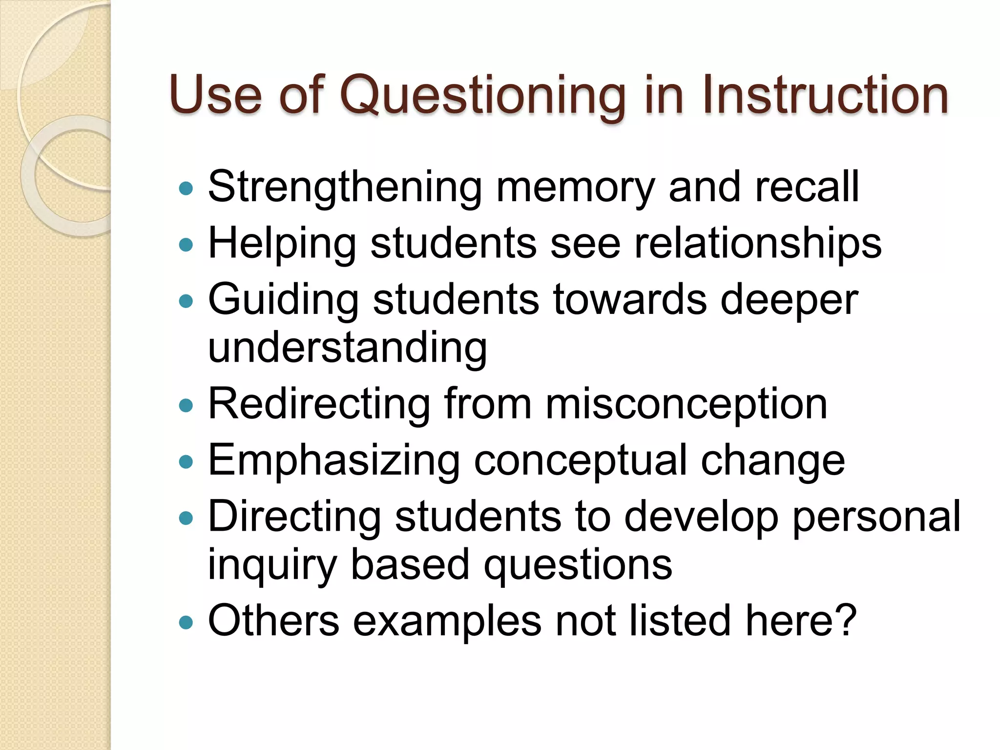 Effective questioning | PPT