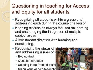 Effective questioning | PPTX