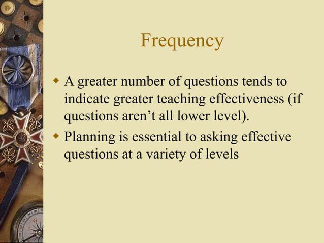 Effective Questioning techniques in .... | PPT