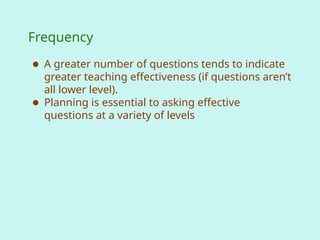 Effective Questioning techniques in classroom.ppt