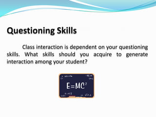 Effective questioning (2) | PPTX | Educational Assessment | Education