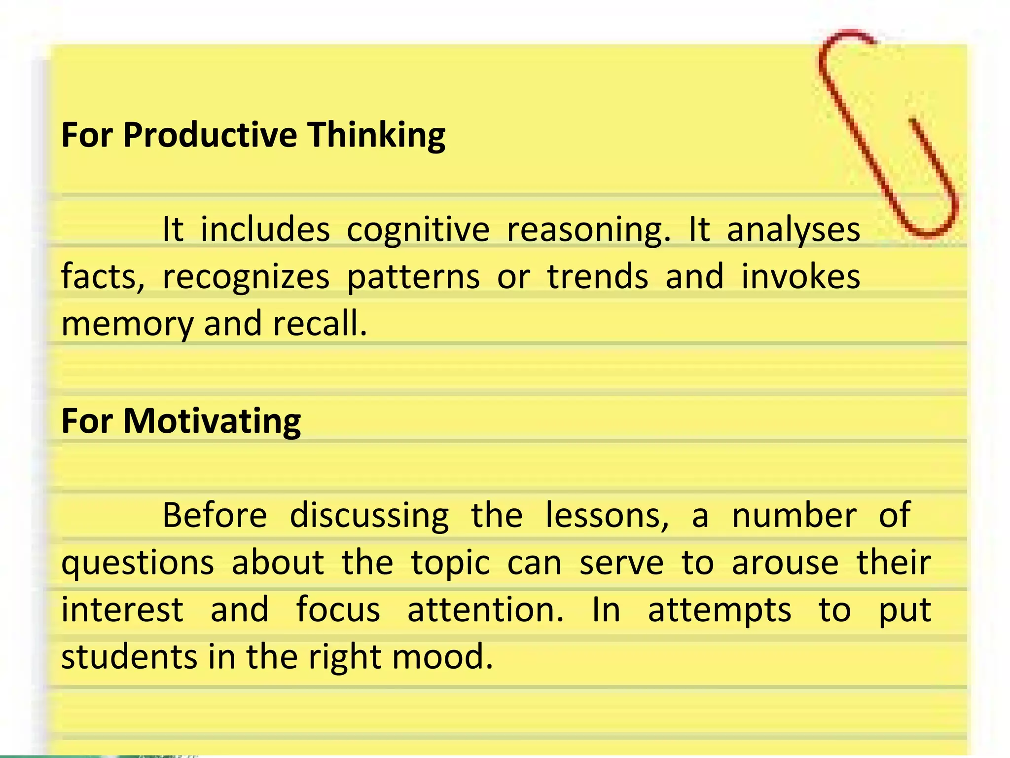 Effective questioning and reacting techniques | PPT