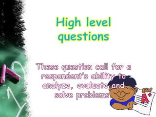 Effective questioning and reacting techniques | PPT