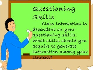 Effective questioning and reacting techniques | PPT