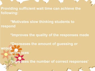 Effective questioning and reacting techniques | PPT