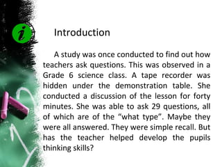 Effective questioning and reacting techniques | PPT