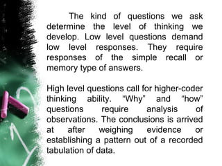 Effective questioning and reacting techniques | PPT