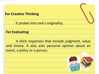 Effective questioning and reacting techniques | PPT